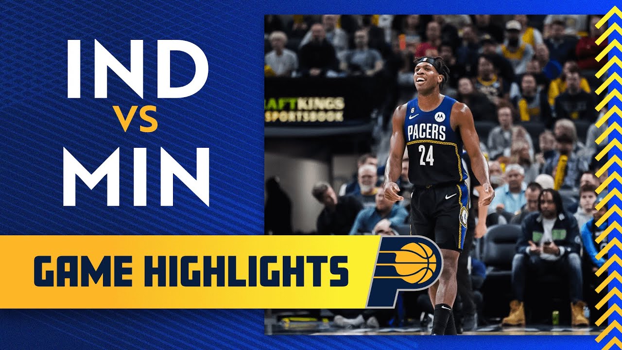 Indiana Pacers Highlights vs. Minnesota Timberwolves | November 23 ...