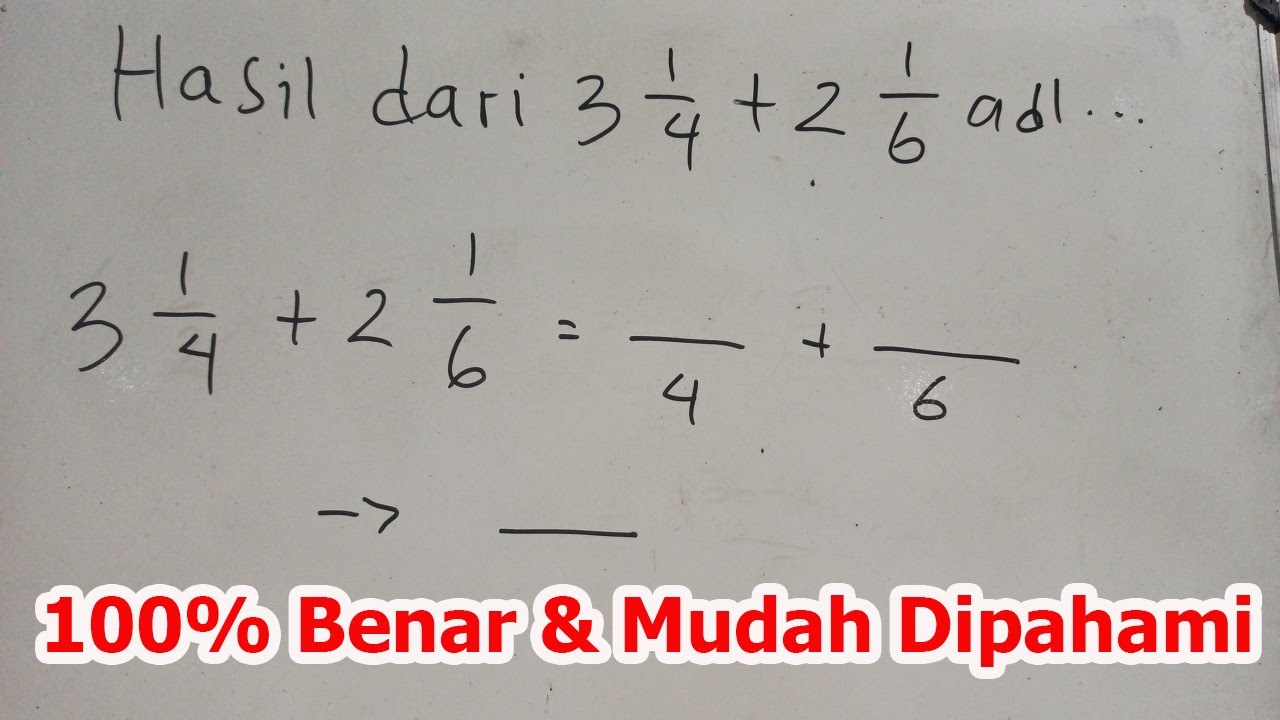 Hasil Dari 3 1 4 2 1 6 Adalah YouTube