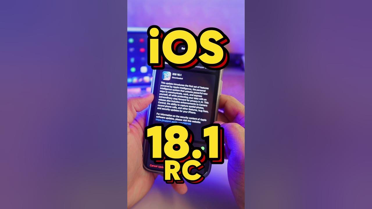 iOS 18.1 RC มาแล้วครับ #ioscrazy #iOSCrazyสอนใช้iPhone #iOS18beta #ฟีเจอร์iOS18 # ...