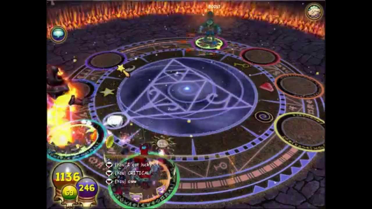 Wizard101- soloing efreet quest(boss) - YouTube