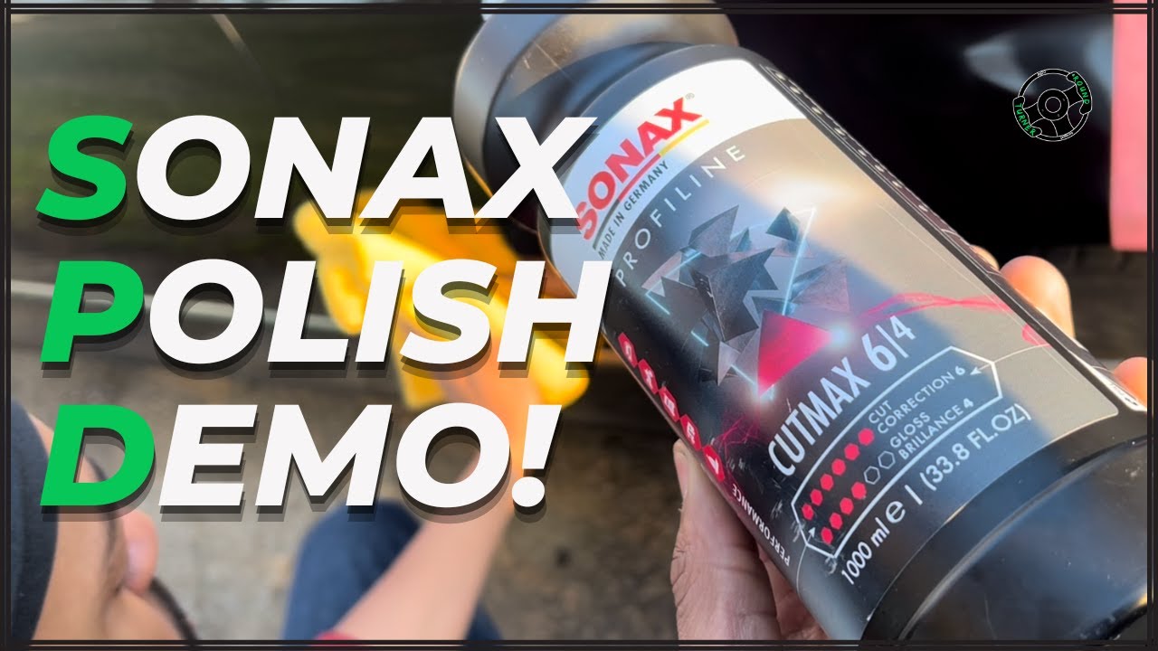 Using SONAX Profiline Cutmax Polish w/ a Black Car! (Quick & Easy ...