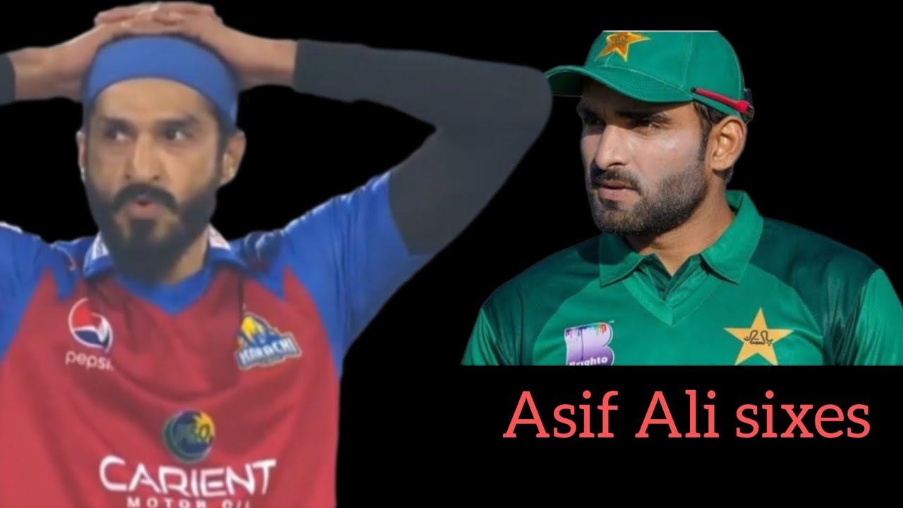 asif ali fire sixes 6 6 6 Pakistan cricketer on PSL - YouTube