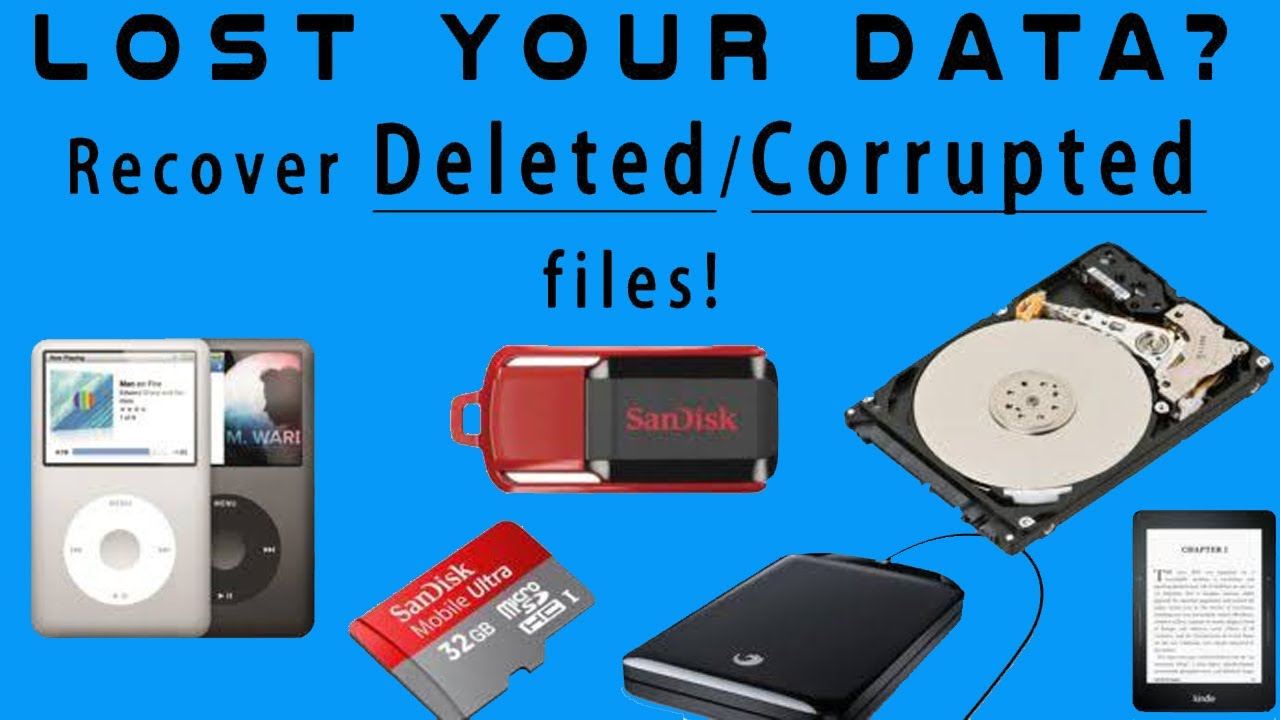 How To Recover/Get Back Deleted Files or Data 2020 - YouTube