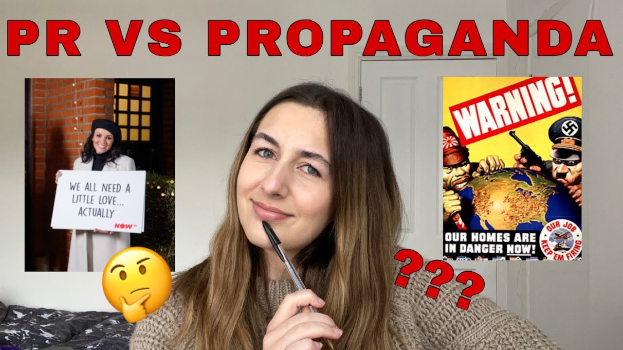 PR vs Propaganda: How To Tell The Difference? - YouTube