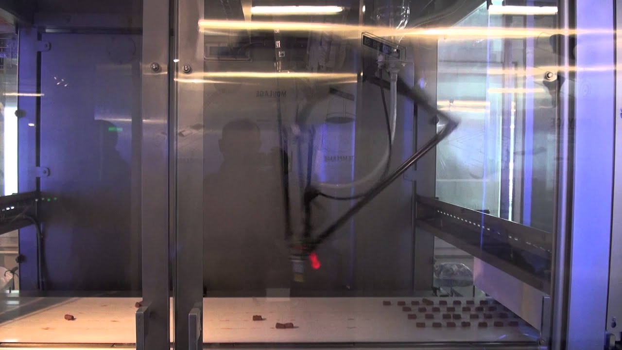 Chocolat sorter robot - YouTube