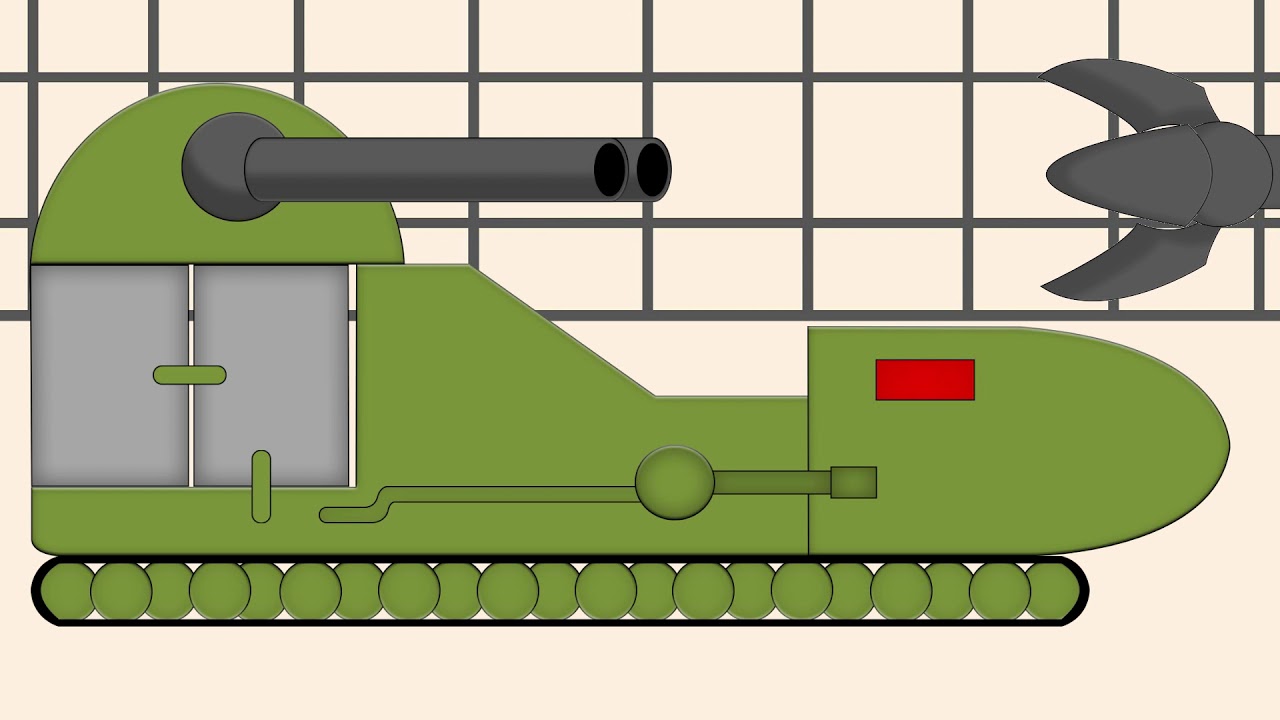 The repair of KV 54-Cartoon about tanks - YouTube