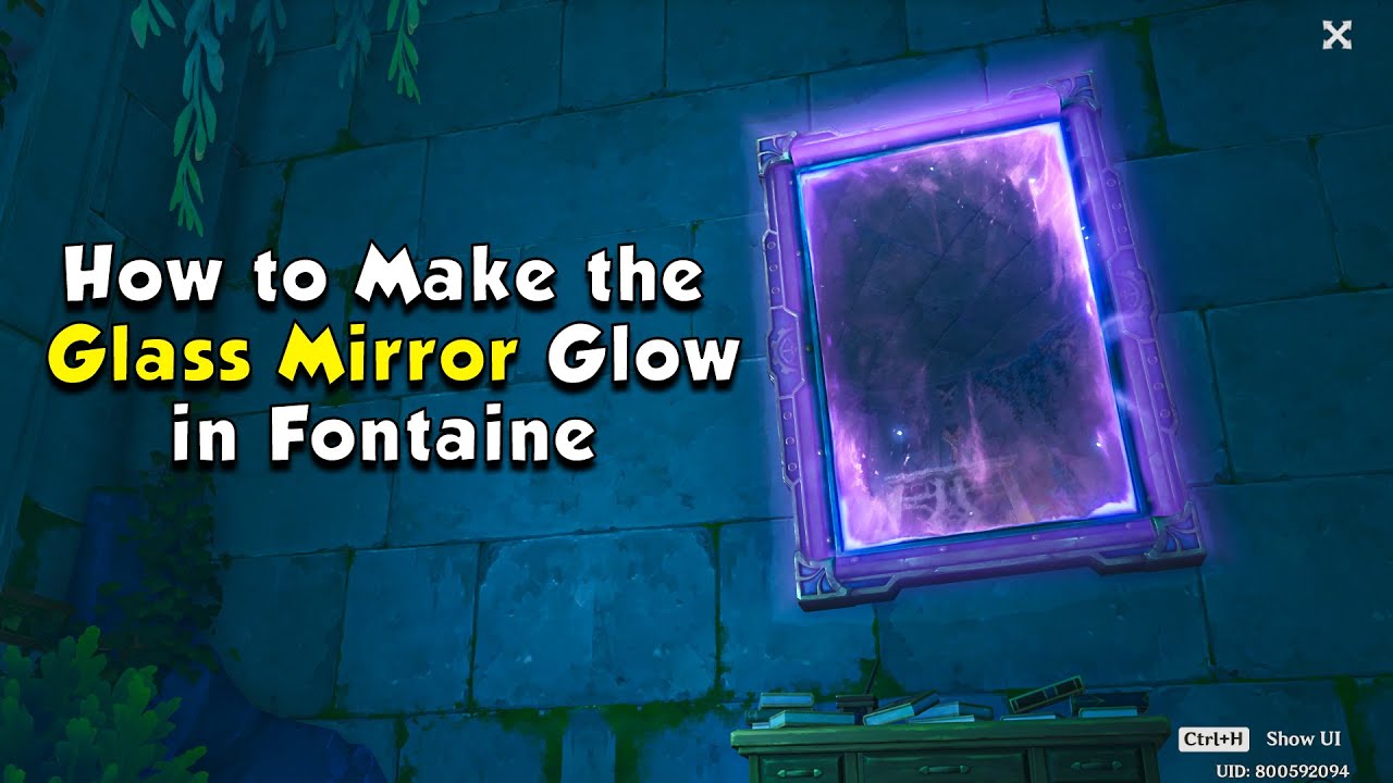 How to make the Looking Glass Mirrors Glow in Genshin Impact 4.2 - YouTube