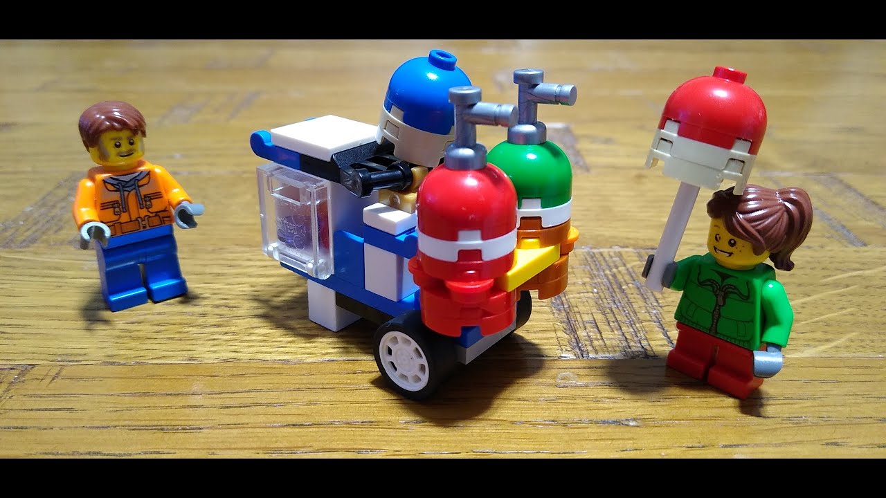 Making a mini Lego Creator Balloon Cart in 4K UHD video quality - YouTube