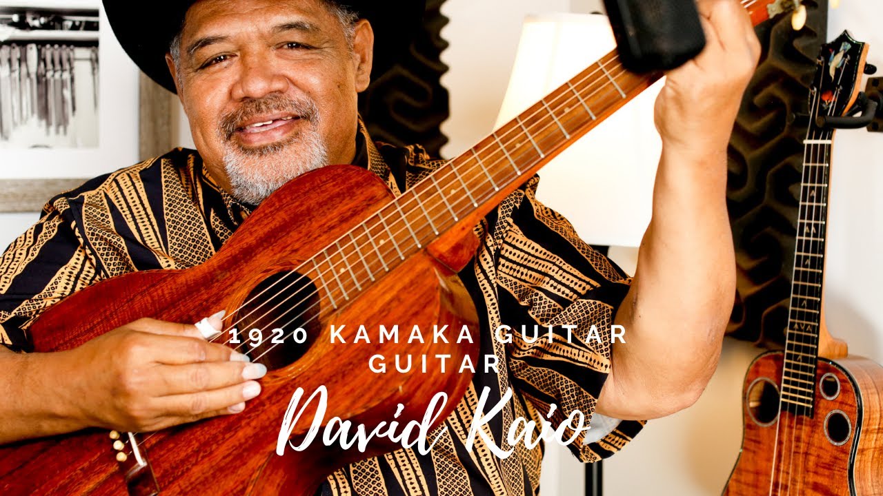 Vintage Guitar: "Hualalai" with 1920 Kamaka Guitar | David Kaio - YouTube