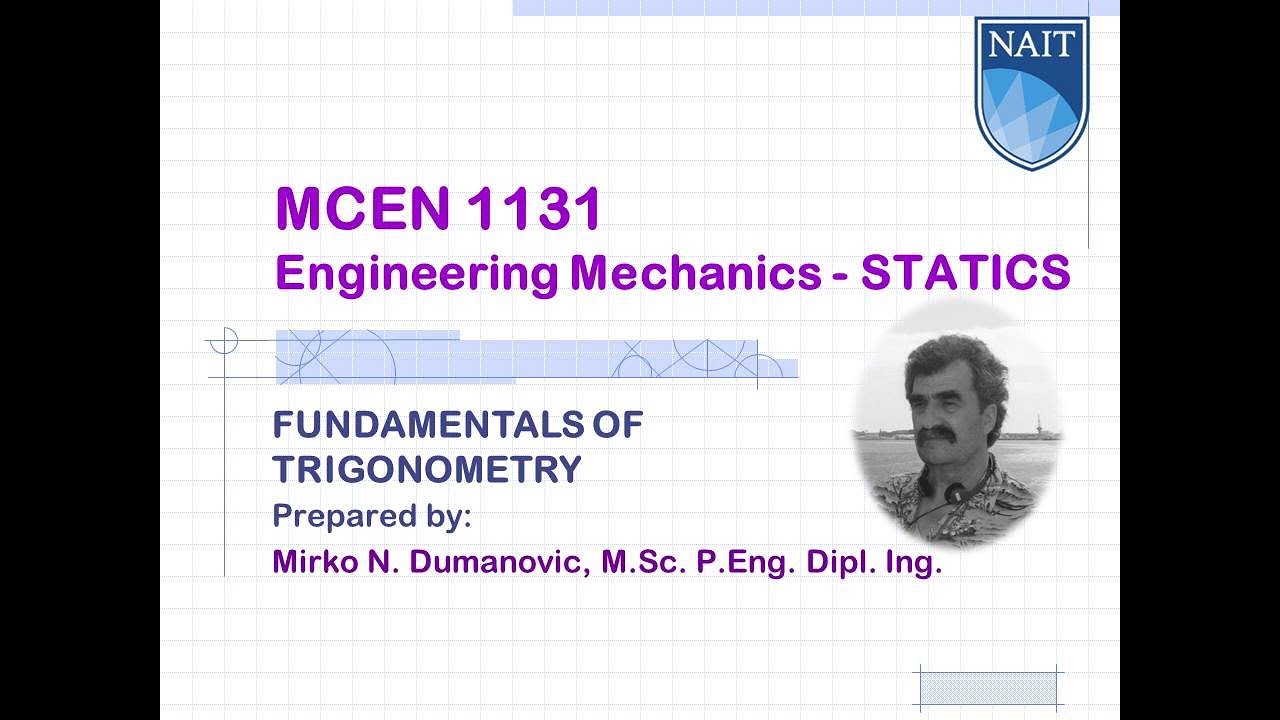 STATICS 3 TRIGONOMETRY - YouTube