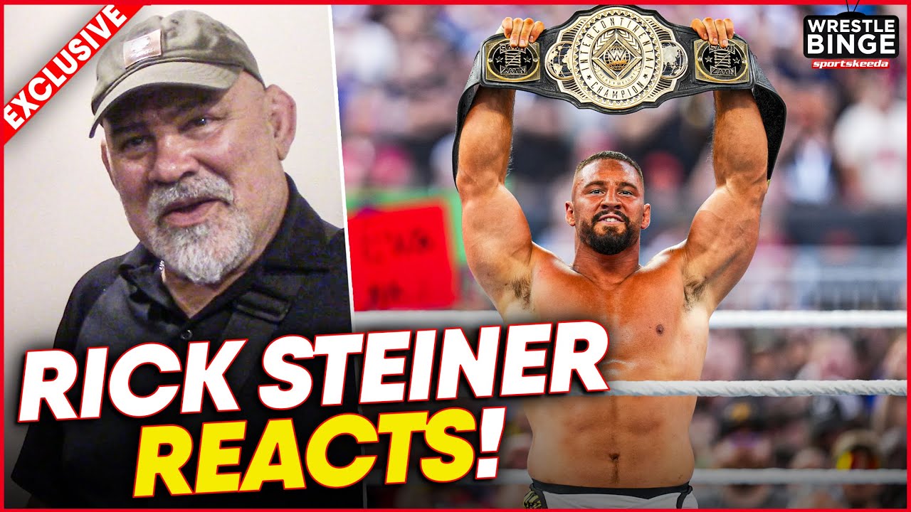 Rick Steiner's reaction to Bron Breakker's HUGE win - YouTube