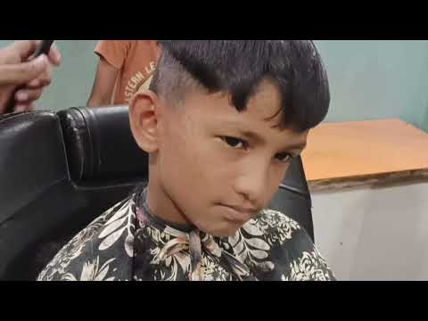 one Shide haircut to Boy|| simple hair cutting to one Shide||#trending video #viral video