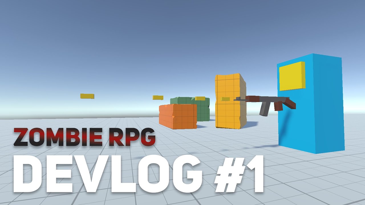 Zombie RPG DEVLOG #1 | Idea, interior system, Weapons and shooting ...
