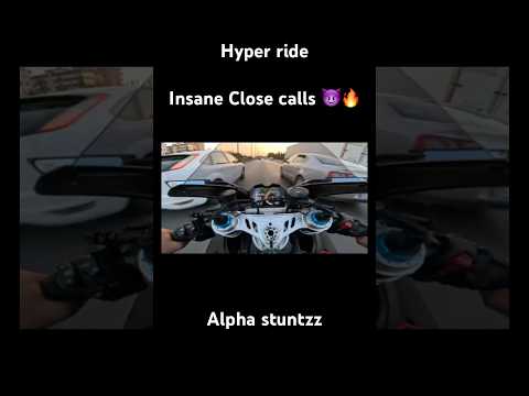 Aaj ducati pe hyper ride 🔥😈 insane close calls 🤯 #ducati #rider #hyperride  #youtubeshorts