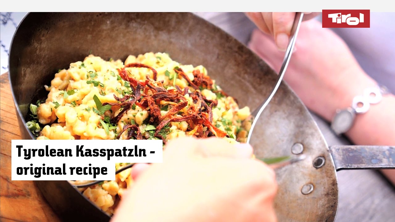 Tyrolean Kasspatzln: orginal recipe - YouTube