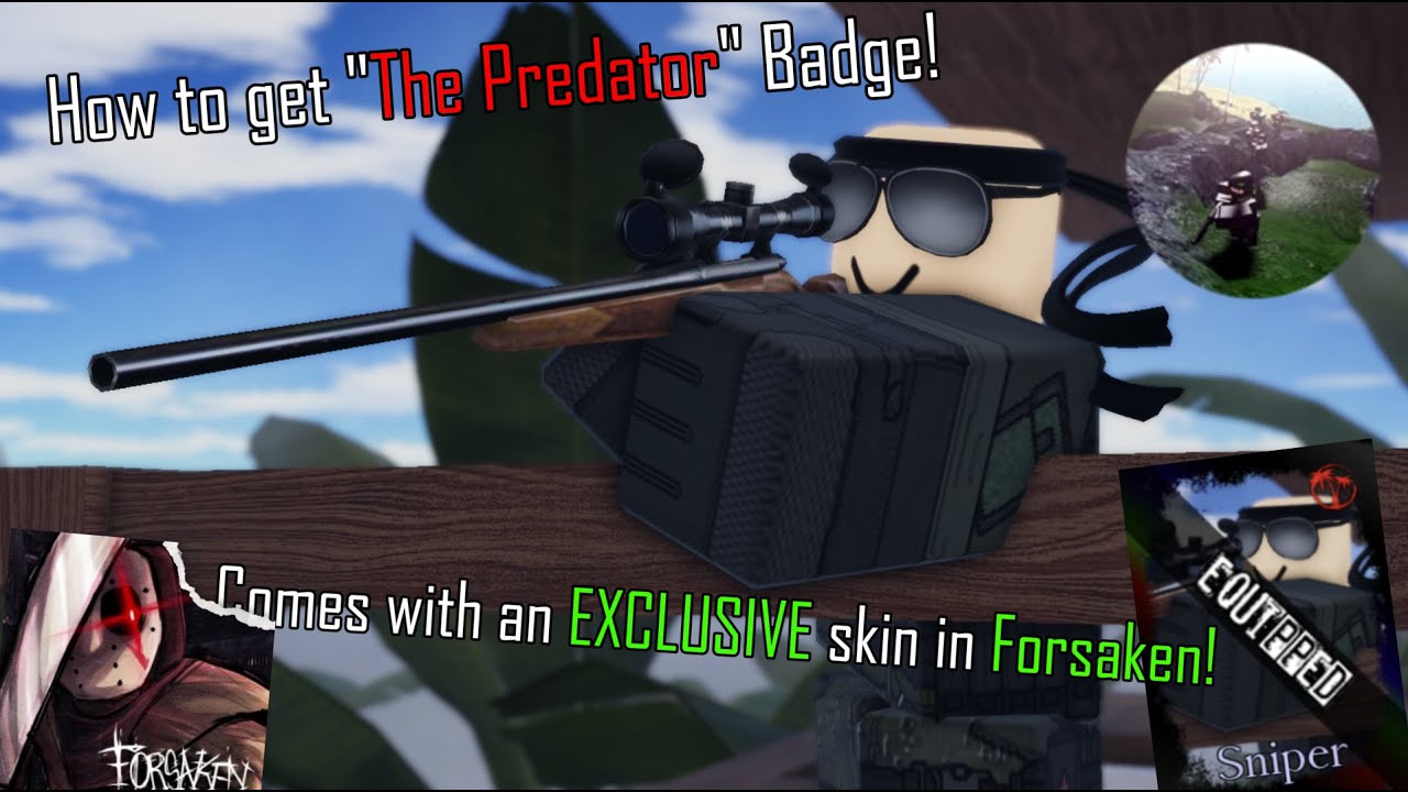 Roblox Isle, how to obtain "The Predator" Badge Guide | Forsaken ...