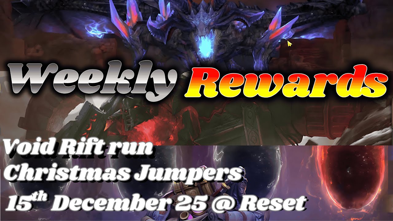 Weekly WoR Stream! Rewards, Void Rift & Artifact Forge - YouTube