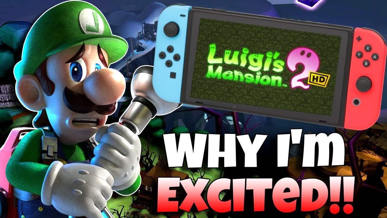 WHY I'm Excited for Luigi's Mansion 2 HD!! - YouTube