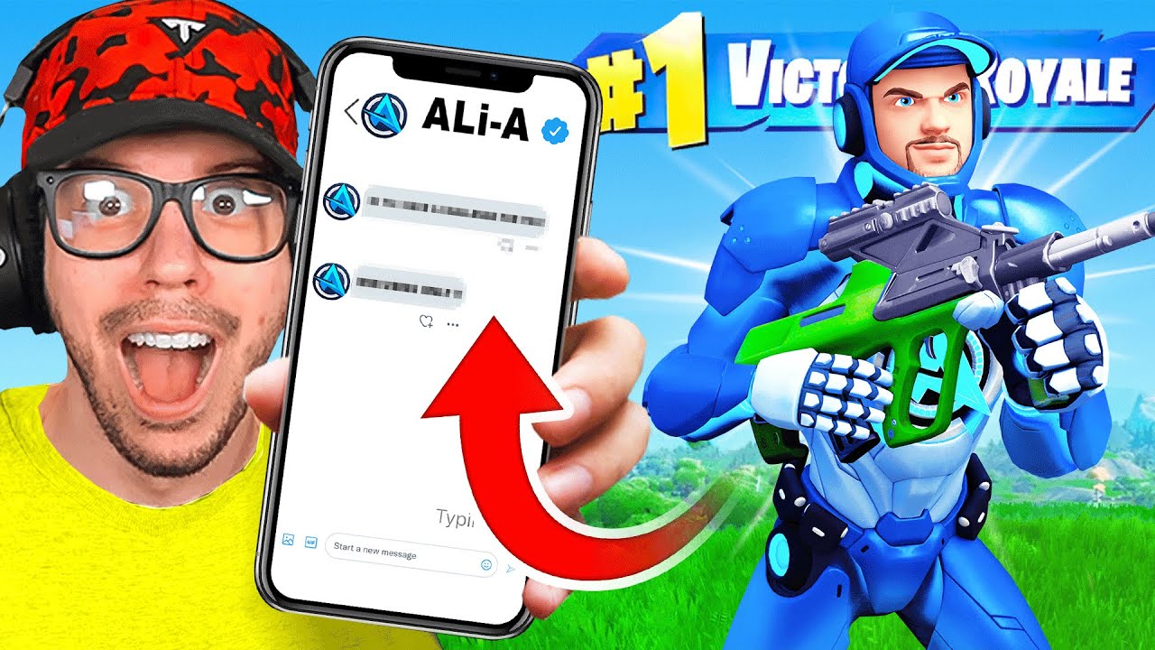 So Ali-A gave me a Fortnite challenge... - YouTube