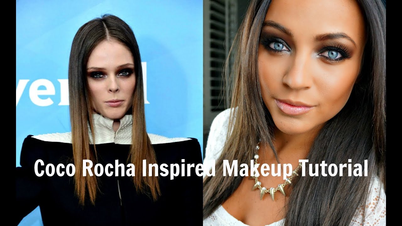 Coco Rocha Oxygen's The Face Inspired Makeup Tutorial - YouTube