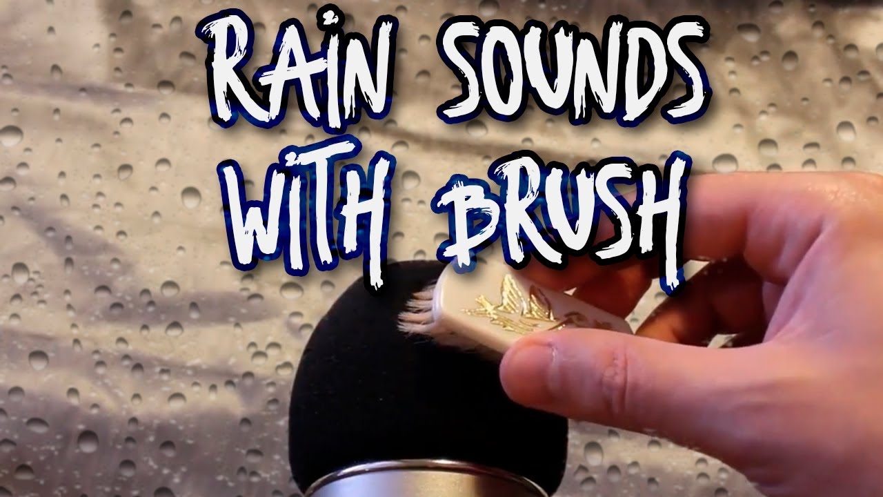 🎧 3 HOURS - Creating raining sounds with brush NO TALKING [Layered ...
