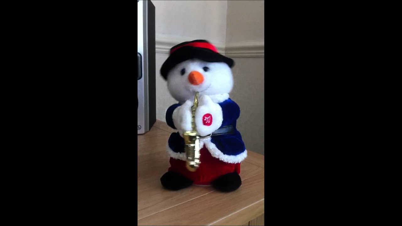 Saxophone Snowman - YouTube