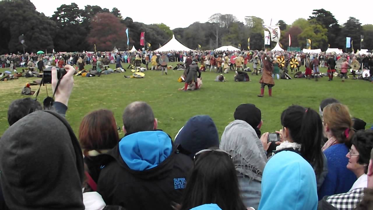 Battle of Clontarf 2014 - St. Anne's Park, Dublin - YouTube