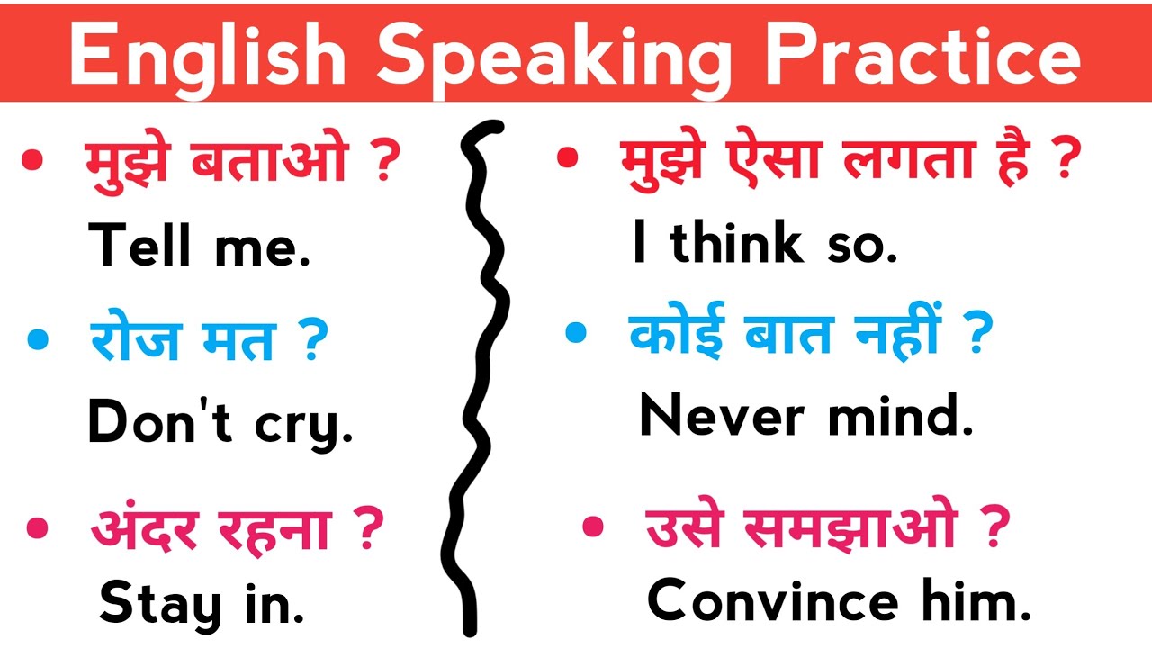 English Speaking Practice - Daily Use English | Basic English | Spoken ...