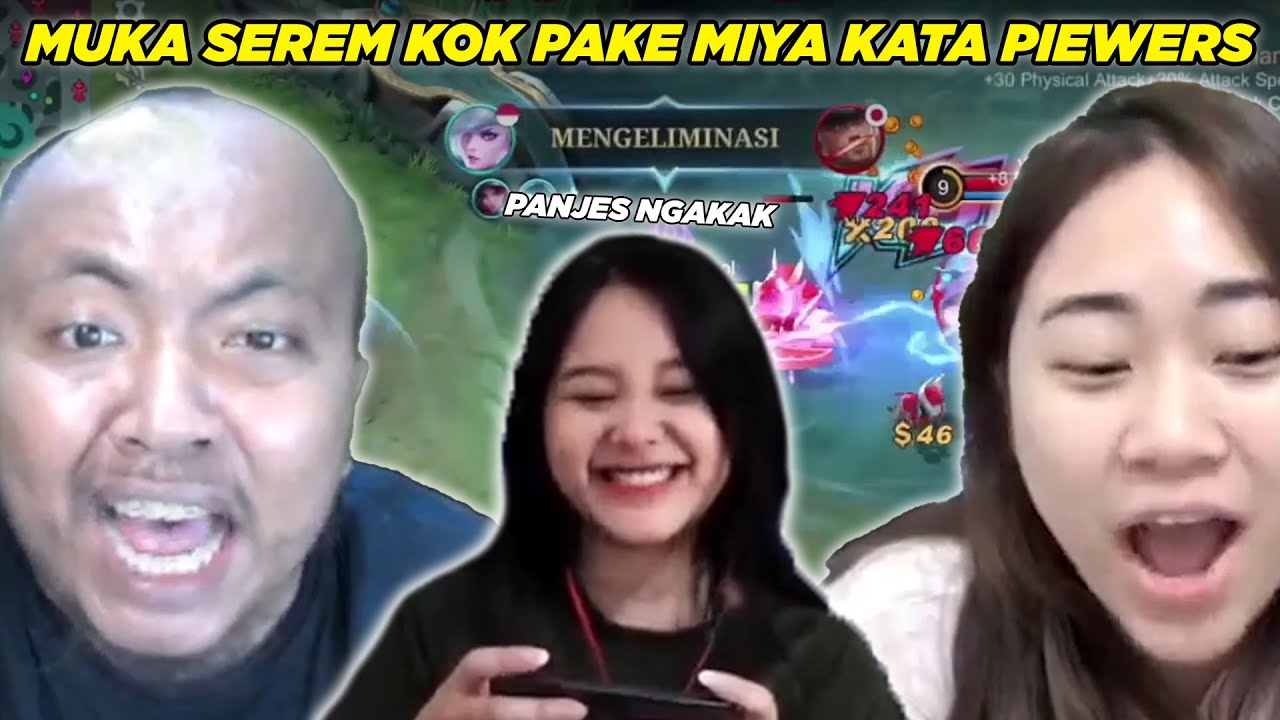EMANG KENAPA SI GES KALO MUKA KU SEREM PAKE MIYA !!! YANG PENTING TOP GLOBAL MIYA NI BOSS ...