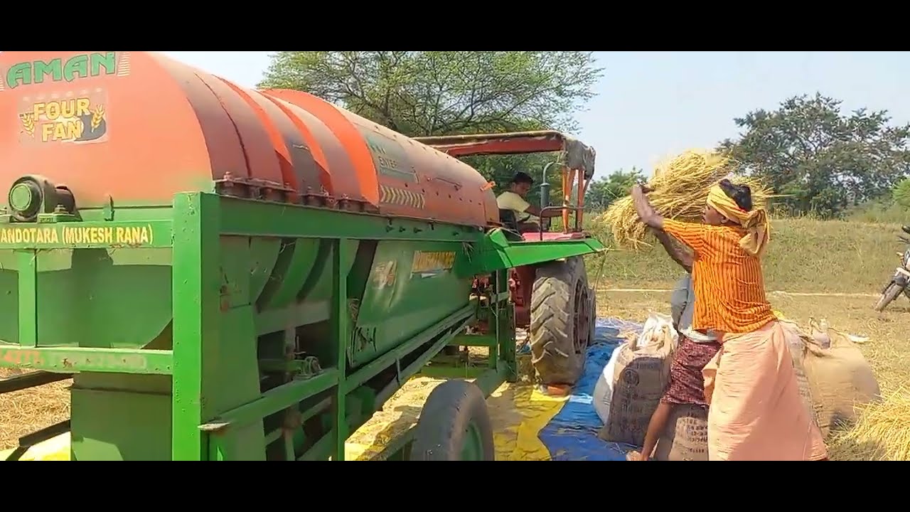Peddy machine//how to use paddy machine in agriculture//agriculture ...
