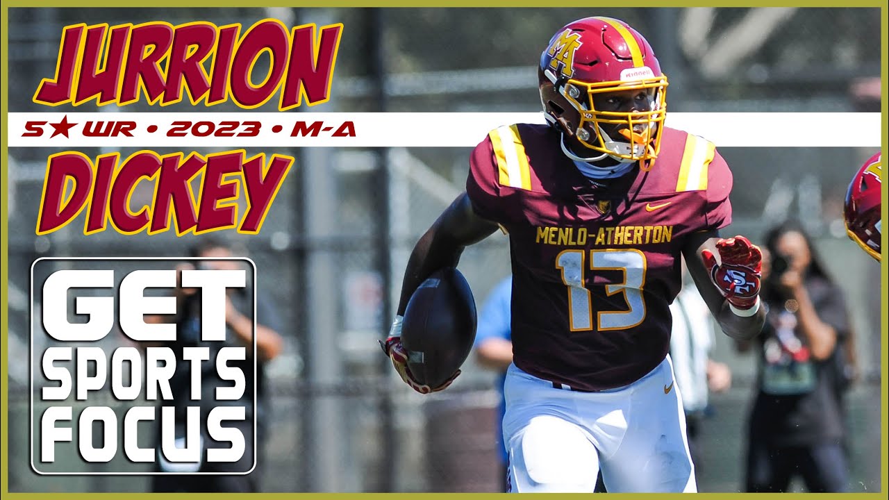 5⭐️ WR & Oregon Football Commit Jurrion Dickey (First M-A Highlights ...