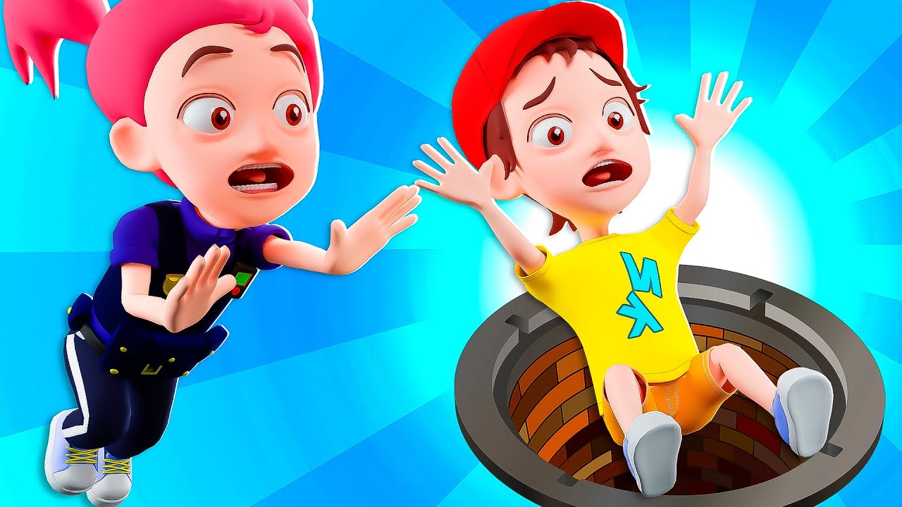 Be Careful When You Walk! + More Police Nursery Rhymes - YouTube