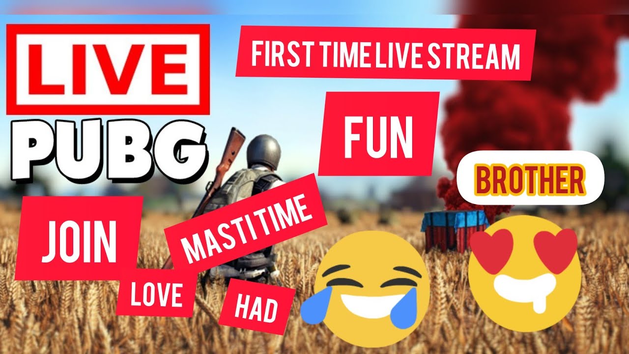 PUBG LIVE STREAM // PUBG LIVE GAME PLAY // FIRST TIME PUBG LIVE STREAM ...