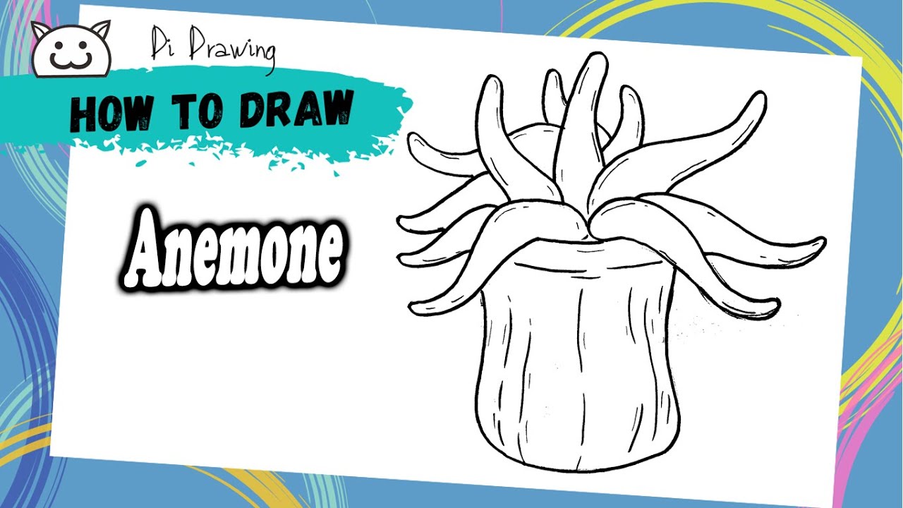 How to Draw Anemone - YouTube