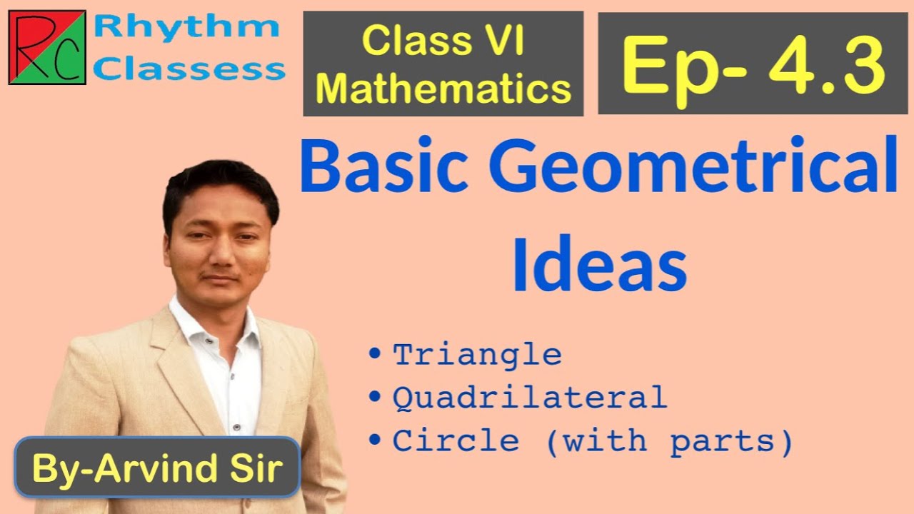 Ep-4.3 | Class 6 Maths Ch-4 by Rhythm Classes | Triangle, Quadrilateral ...