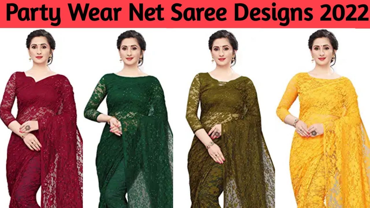 Net Designer Sarees 2022