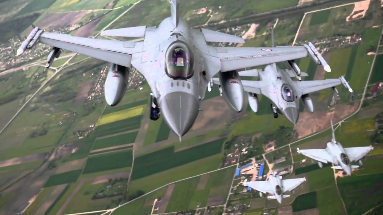 Baltic Air Policing Over Lithuania - YouTube