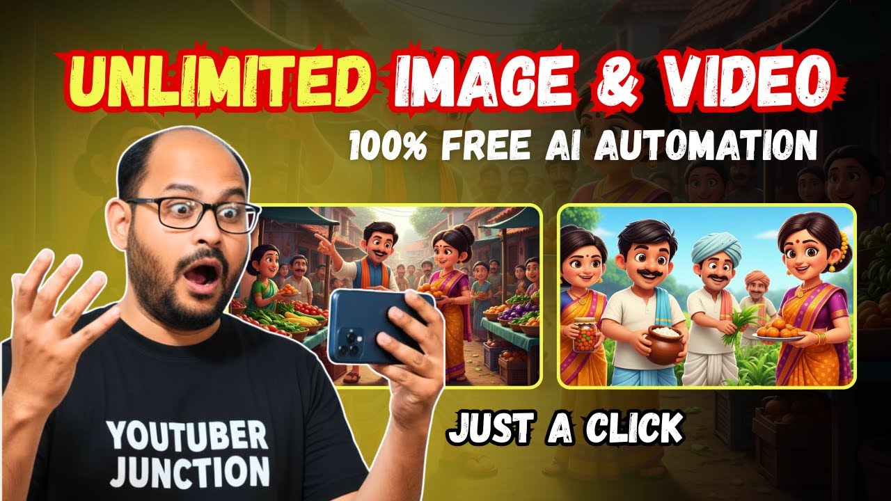 UNLIMITED text-Image-Video Just a Click | AI Automation se ek click me ...