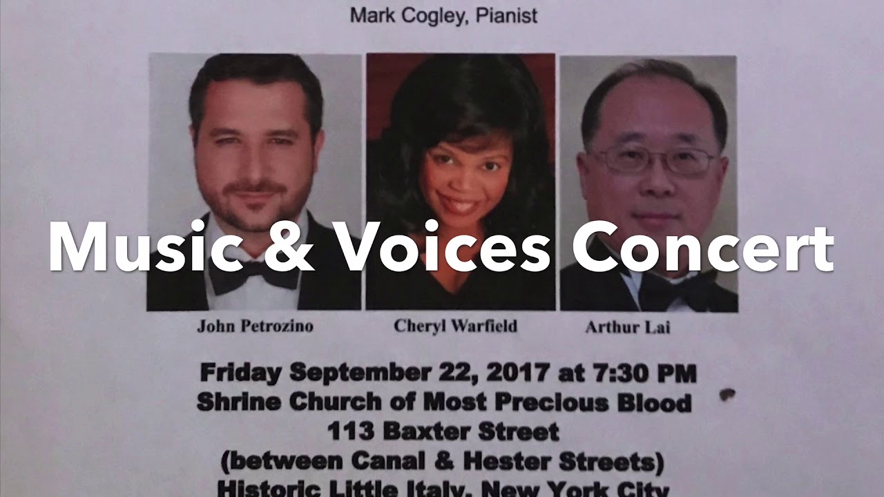 Santa Lucia by Cheryl Warfield & John Petrozzino, Mark Cogley on piano ...