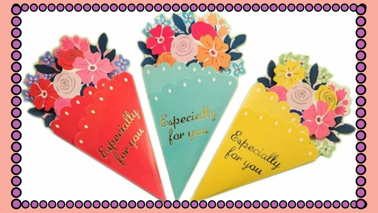 how to make paper bouquet 💐 | Handmade paper bouquet | papercraft Idea ...