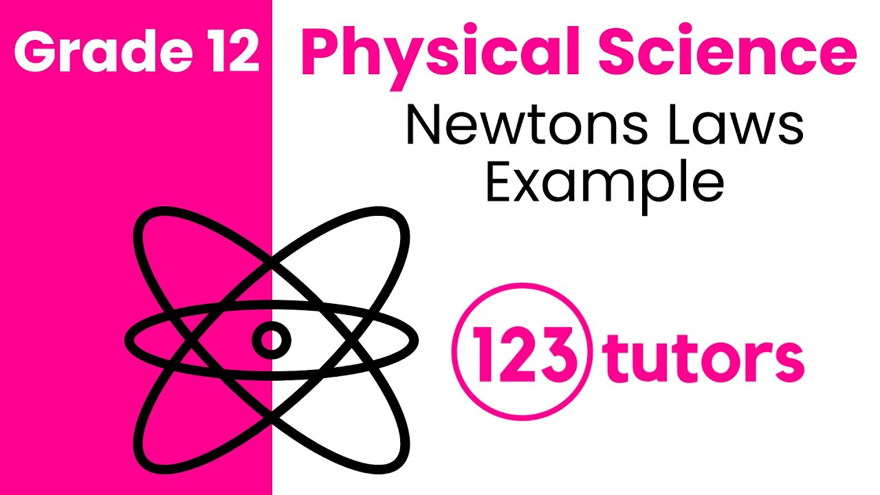 Grade 12 Physical Science | 4. Newtons Laws Example by 123tutors - YouTube