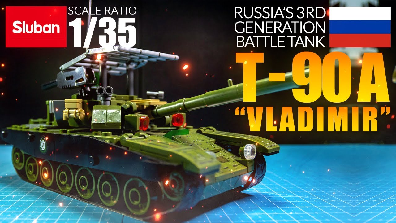 Russian Military Tank | Sluban IFR T90 AS B1257 | Lego Compatible - YouTube