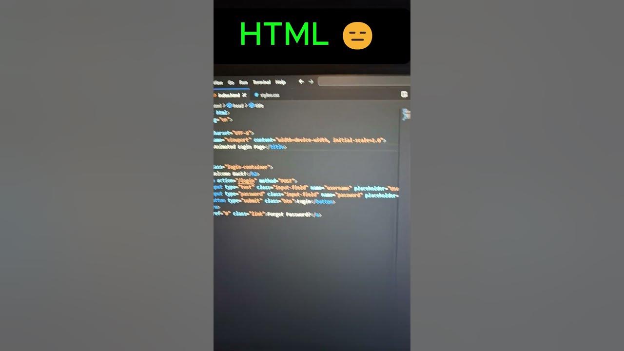 HTML vs CSS & JS 😂 #coding #programming #tech #fyp #html #css #js - YouTube