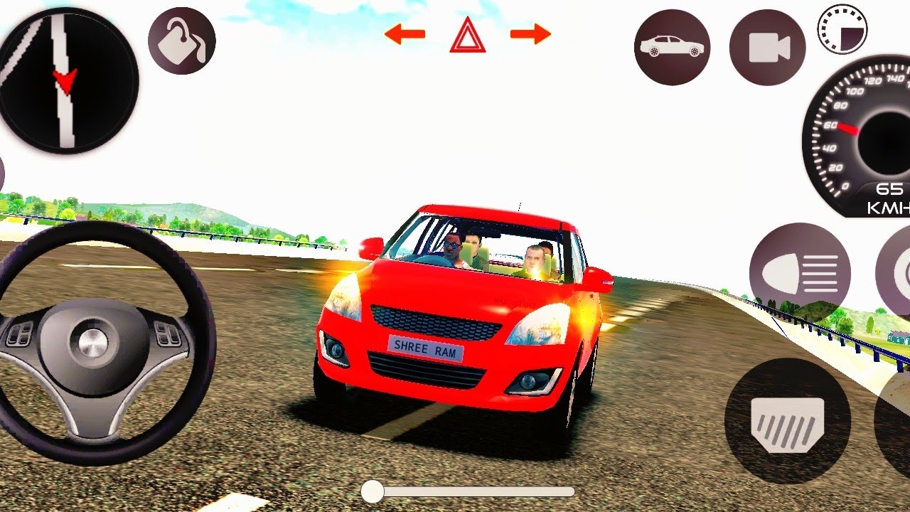 Red Maruti Swift Dezire Car Run Over The Bridge | Car Game Android ...