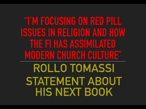 Rollo Tomassi new book: "How the FI has assimilated modern church ...