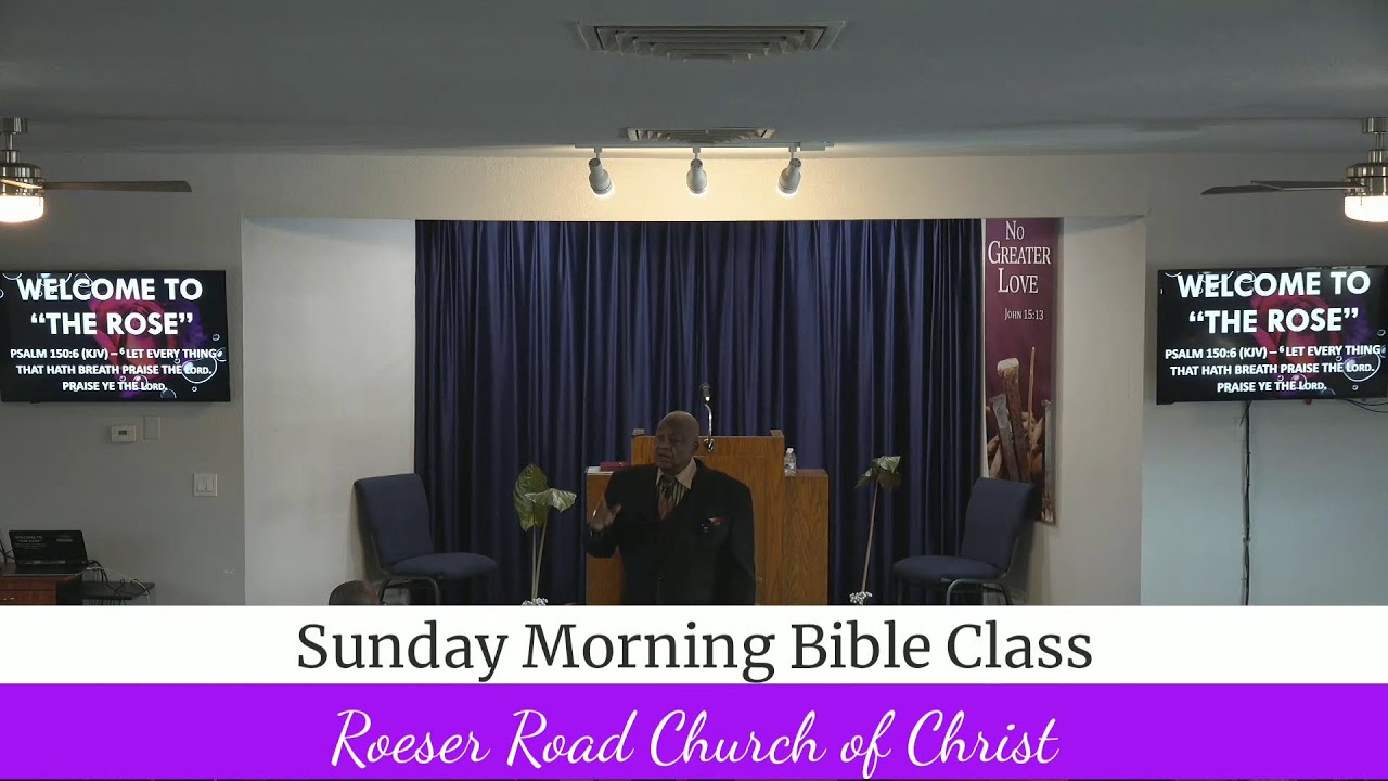Sunday Morning Bible Class - YouTube