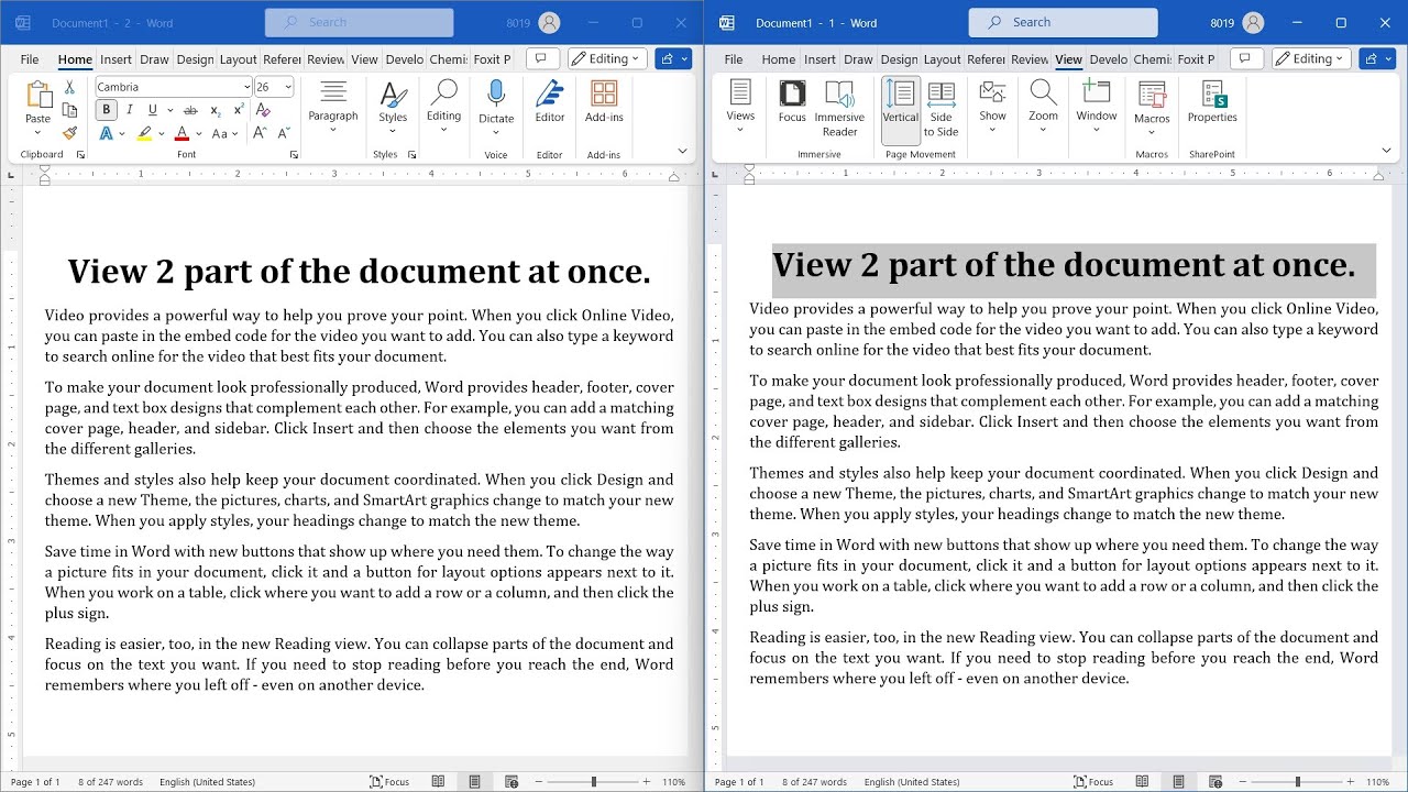 How To View Two Part Of Document At Same Time In Ms Word YouTube how-to-view-two-part-of-document-at-same-time-in-ms-word-youtube
