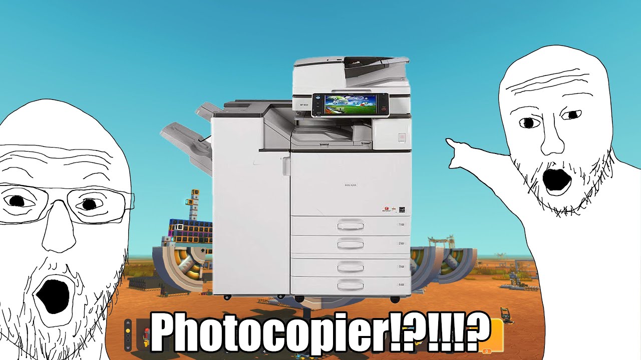 Proto-Photocopier- Scrap Mechanic - YouTube