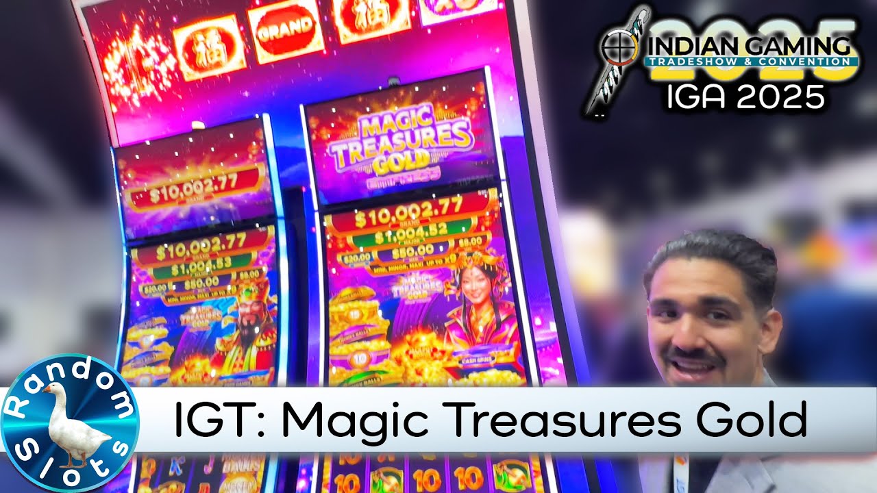IGT, Magic Treasures Golf Slot Machine, New Cabinet, #IGA2025 a - YouTube