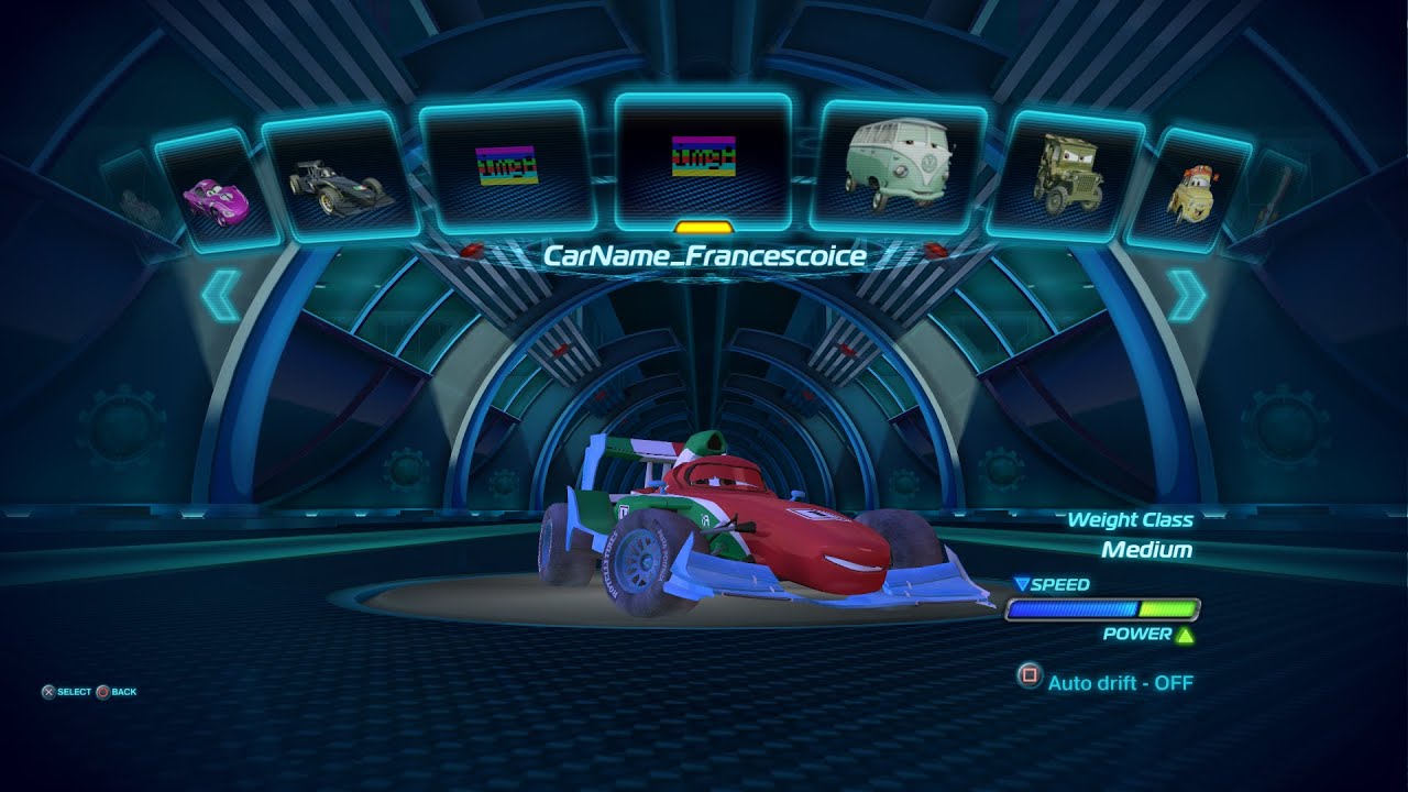 Cars 2 Ice Racer Mod pack: Ice Racer Francesco - YouTube